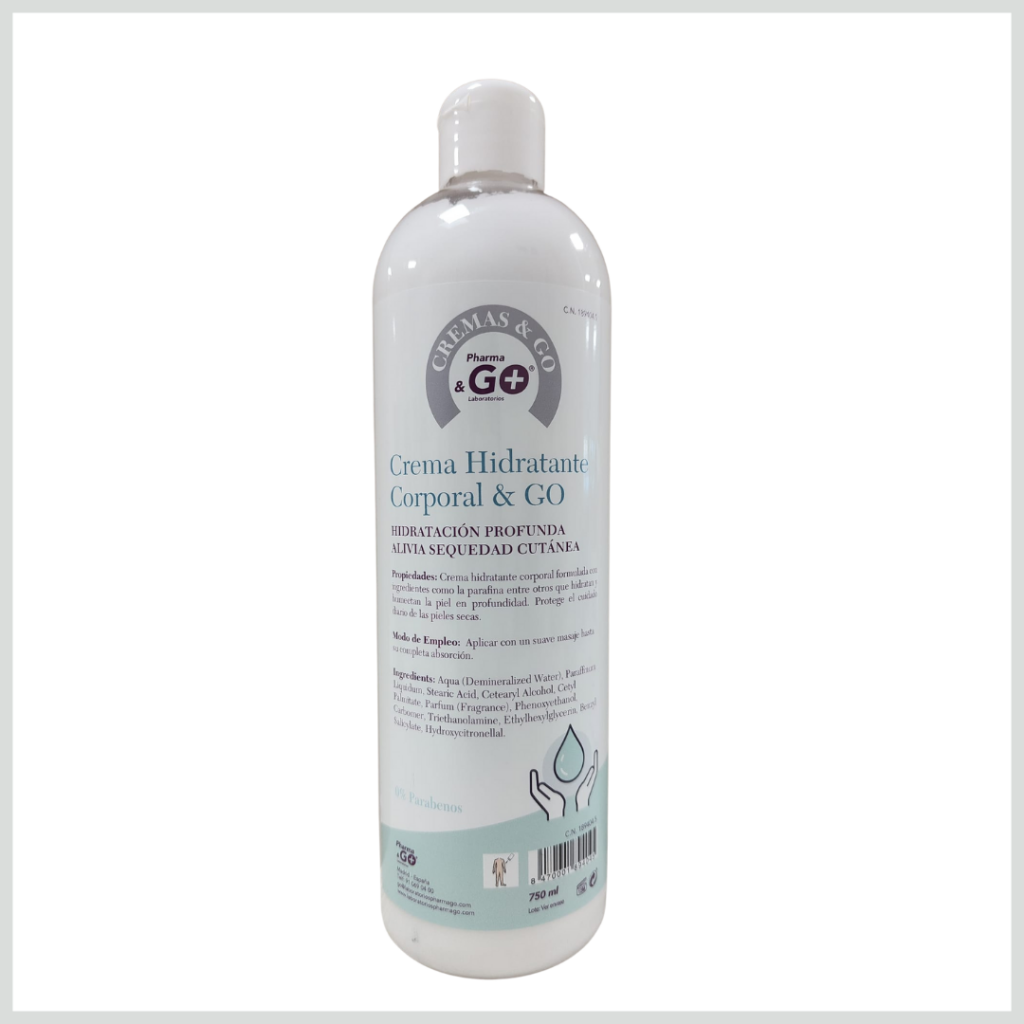 Crema Hidratante Corporal | Laboratorios Pharma Go | Cosmética