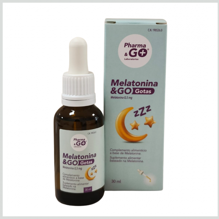 Melatonina gotas | Laboratorios Pharma Go | Complemento